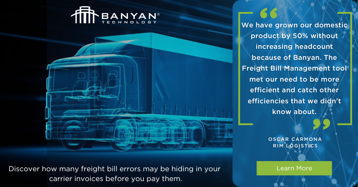 Banyan Technology | Freight Bill Management